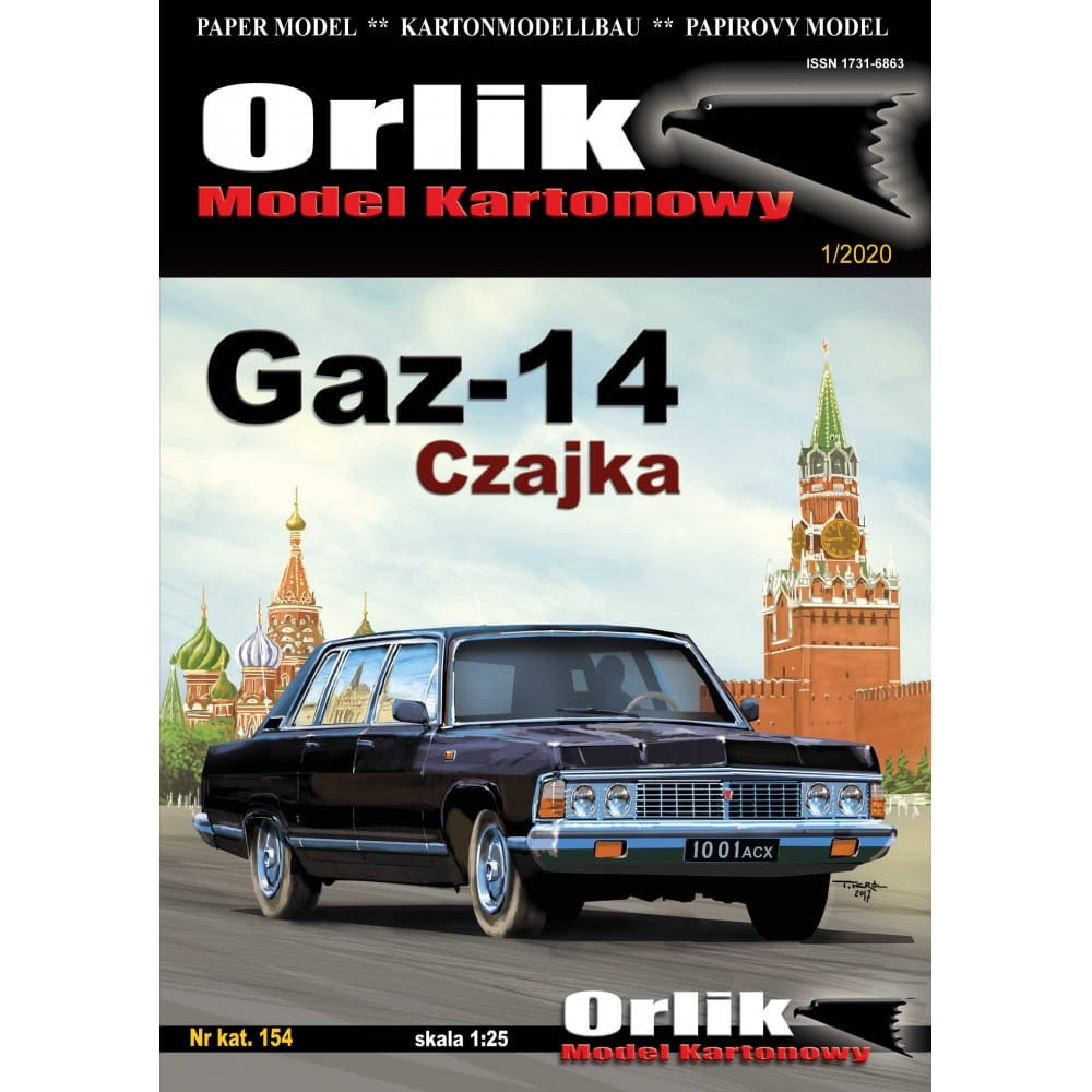 Samochód GAZ-14 Chaika 1:25 gamahobby.eu