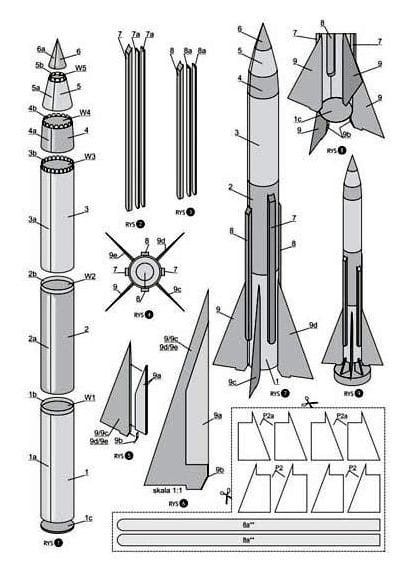MGM-29 Sergeant US space missile gamahobby.eu
